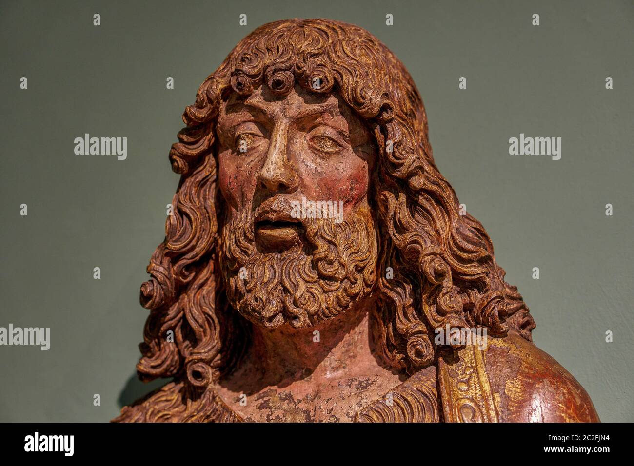 Medieval sculpture of jesus xiv century hi-res stock photography and ...