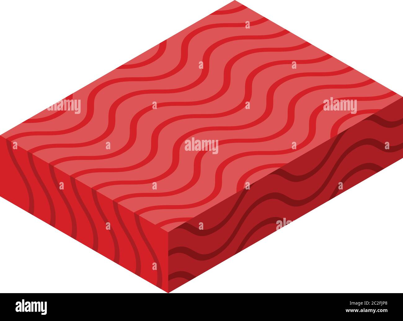 Meat cube burger Stock Vector Images - Alamy