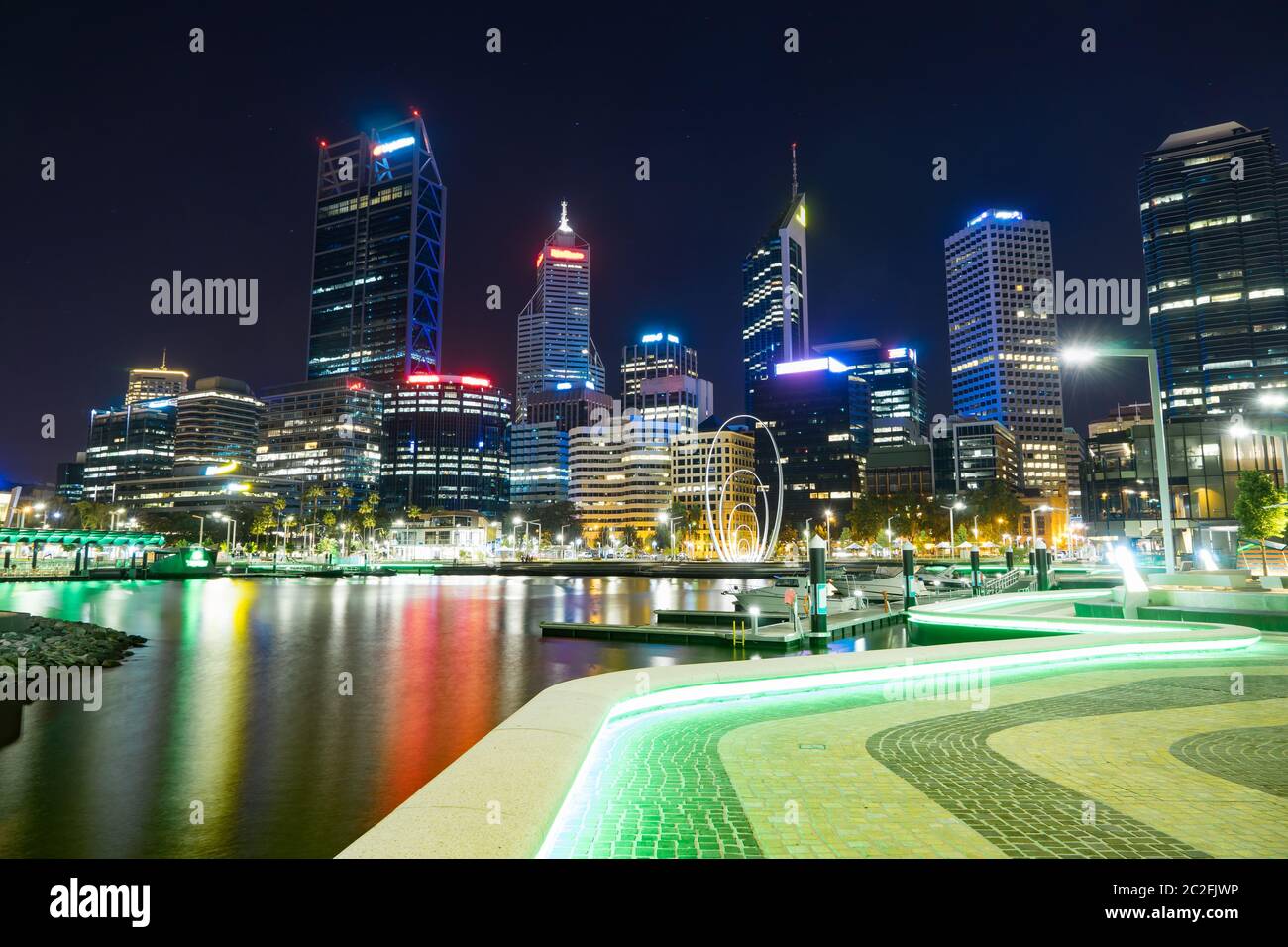 Office building background in Elizabeth Quay-Perth, London ,capital of ...