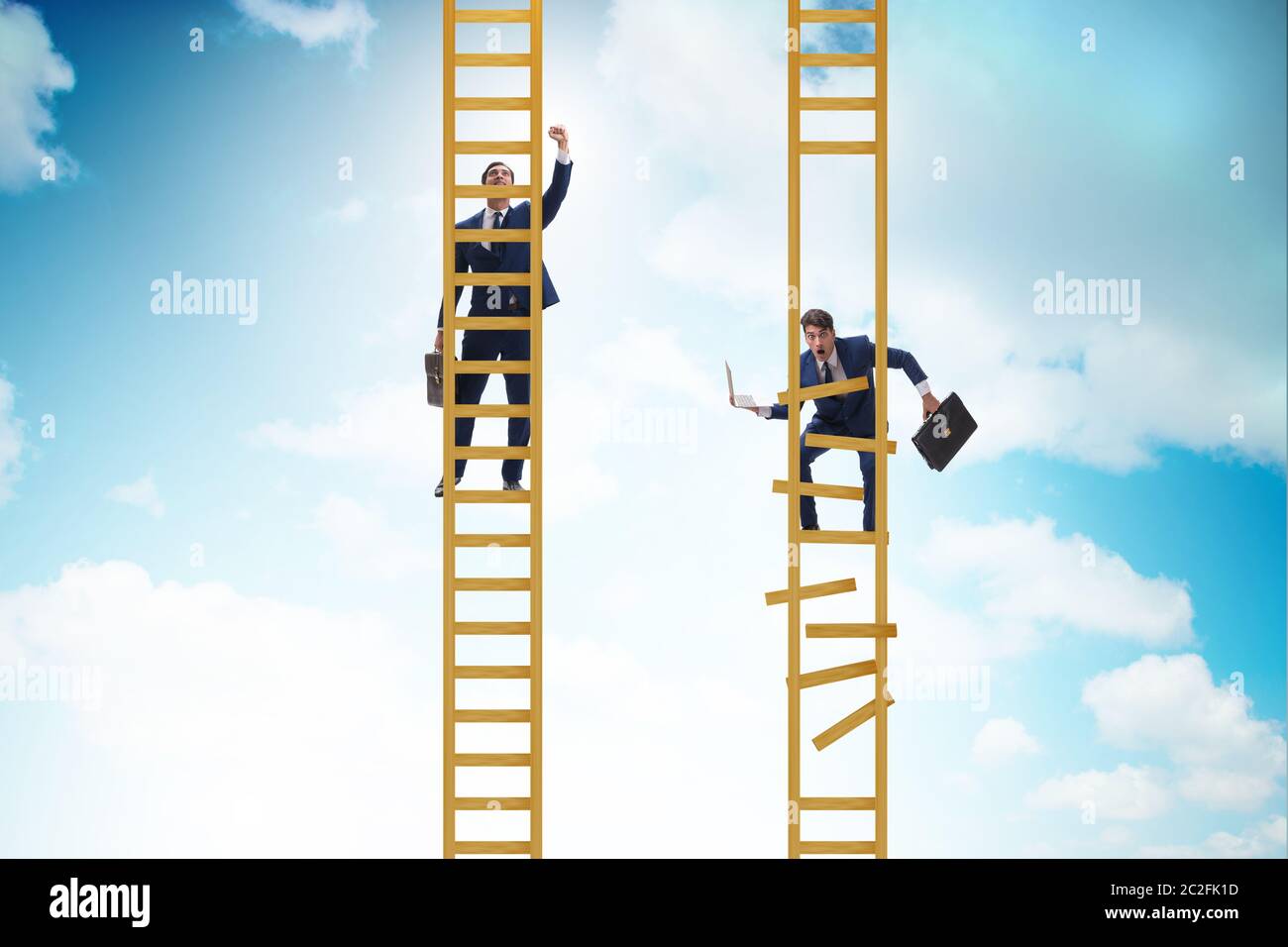 Career competition in the business environment Stock Photo - Alamy