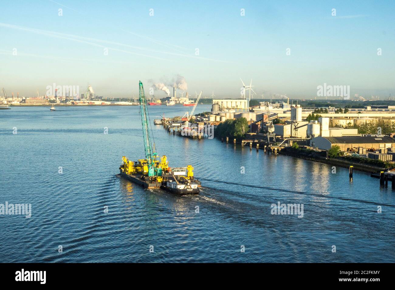 Europe, Netherlands - Harbour in the City of Rotterdam Stock Photo - Alamy