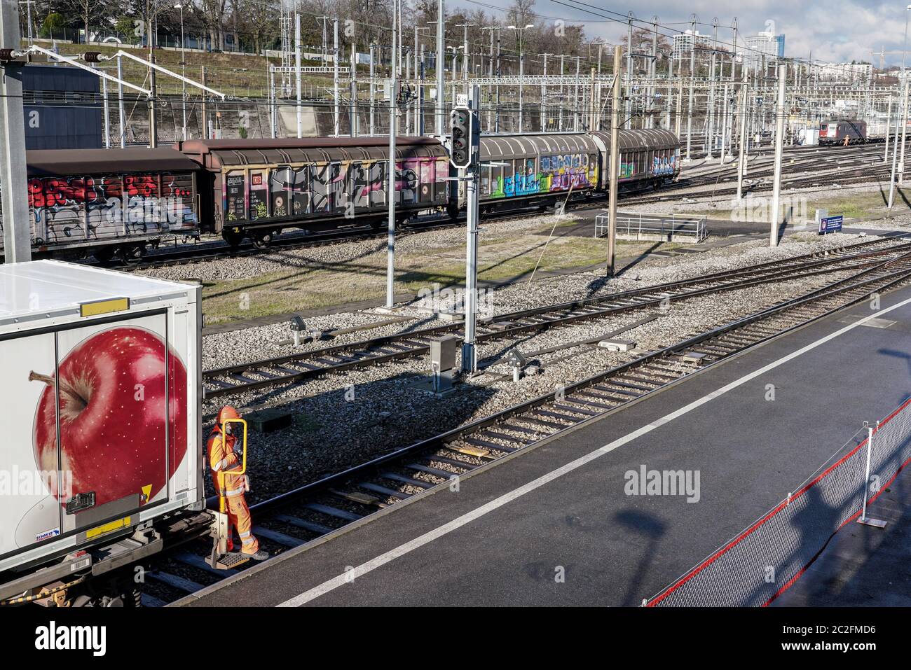 Vehicle marshalling area hi-res stock photography and images - Alamy