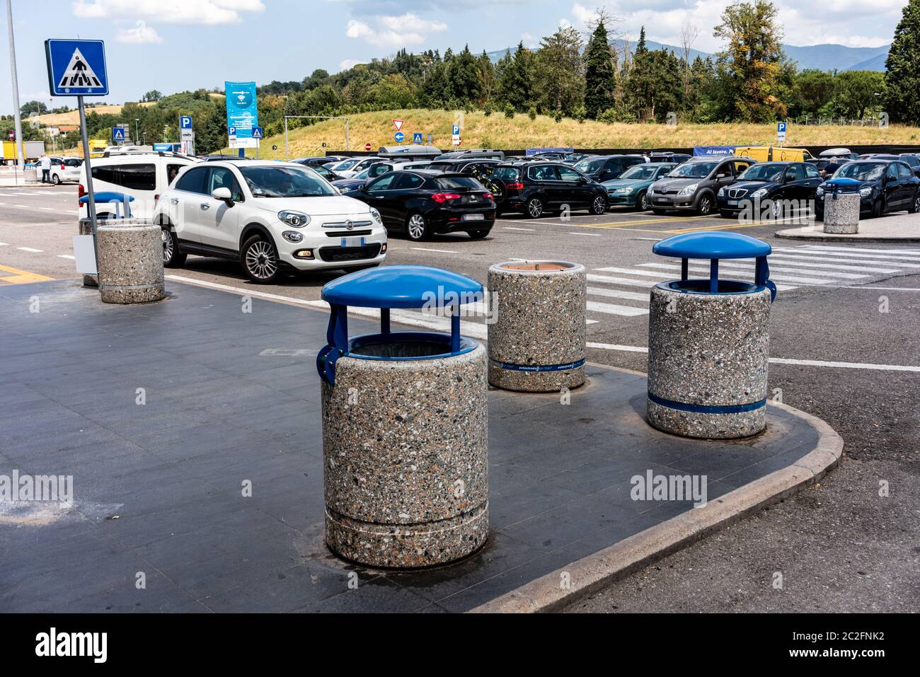 Italy, June 30 Highway rest area in Italy Stock Photo - Alamy