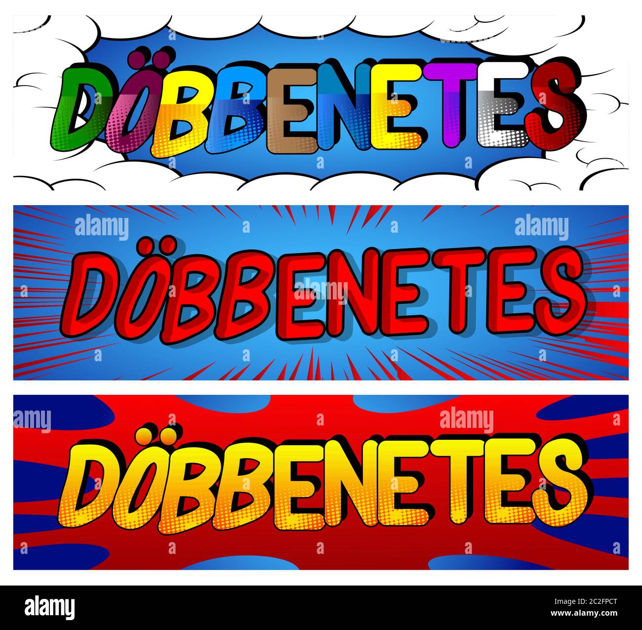 Awesome in Hungarian. Comic book style foreign language cartoon words ...