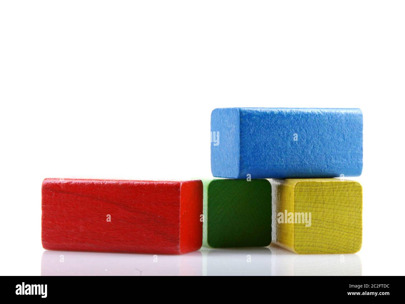 Wooden Building Blocks Stock Photo - Alamy
