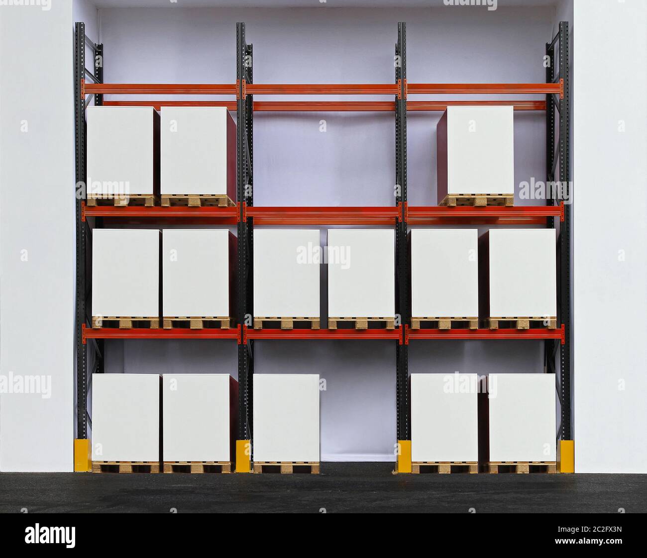 Pallet racking system warehouse hi-res stock photography and images - Alamy