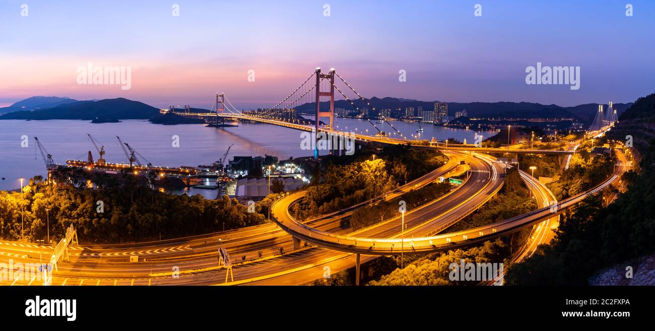 Hongkong bridges hi-res stock photography and images - Alamy