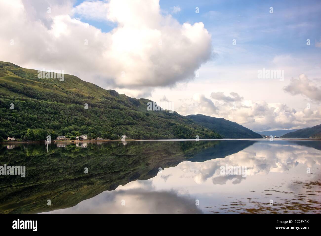 Scenic countryside and Loch Lomond in Scotland Stock Photo - Alamy
