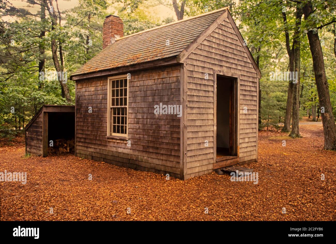 Henry david thoreau cabin hi-res stock photography and images - Alamy