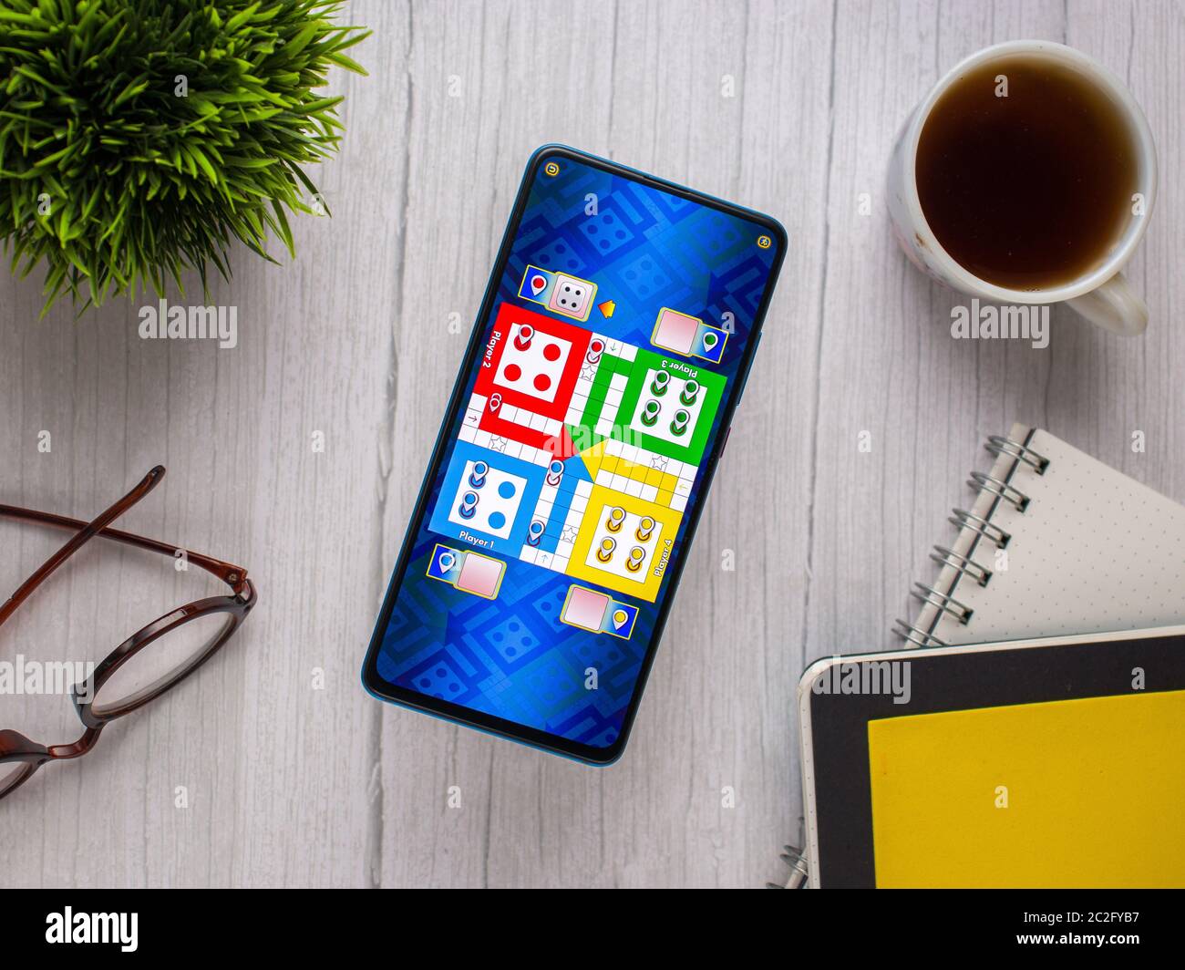 Assam, india - May 23, 2020 : Ludo king. A game adopting the indian ...