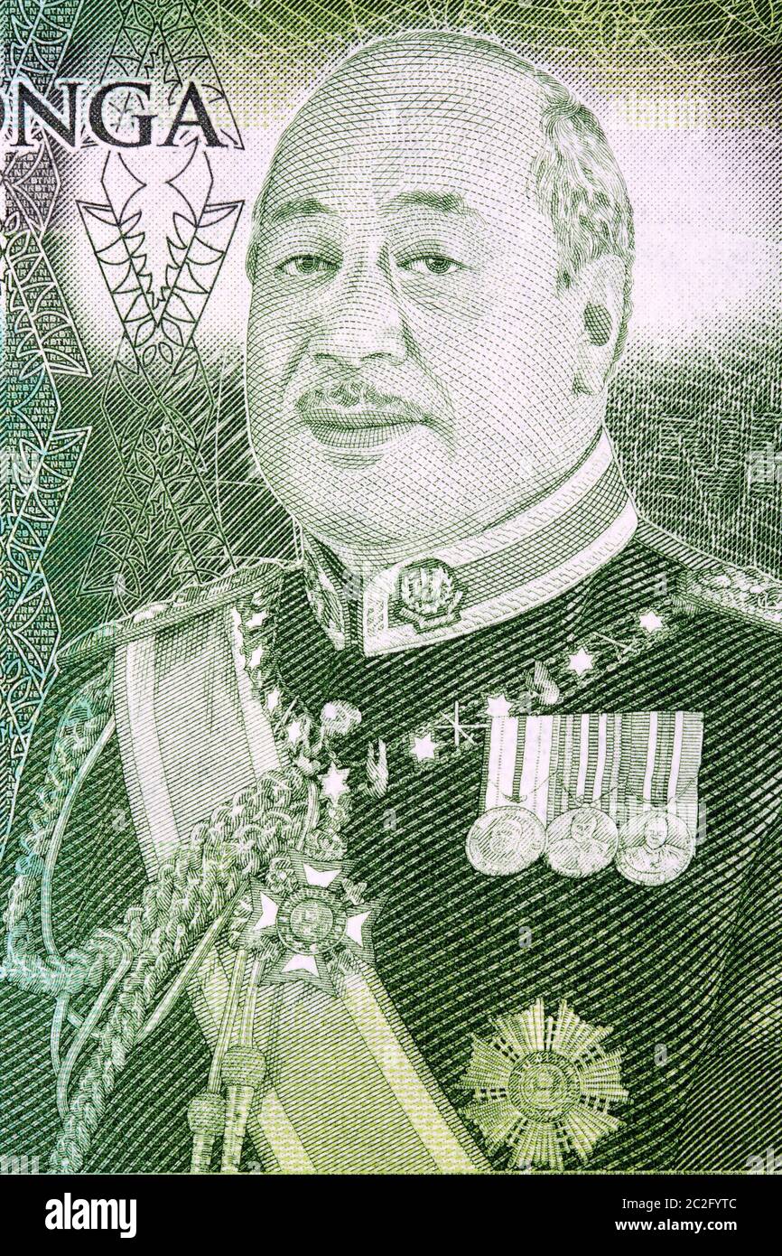 George Tupou V a portrait Stock Photo - Alamy