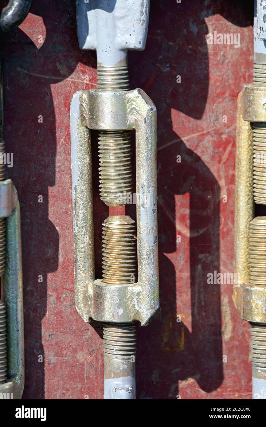 Turnbuckle for Adjust Tension on Bolt Screws Stock Photo - Alamy