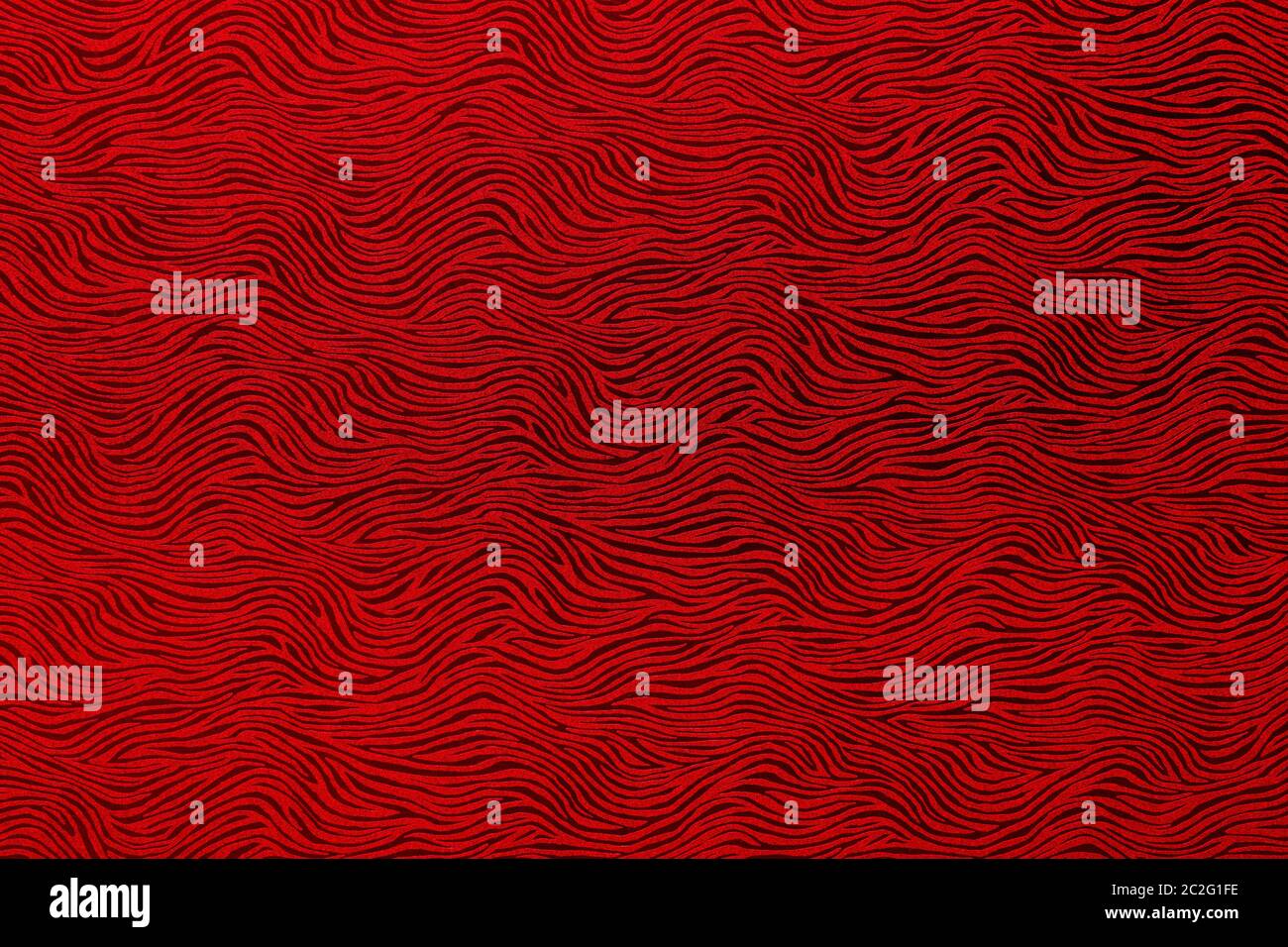 Texture with abstract wavy filigree red pattern in closeup Stock Photo ...