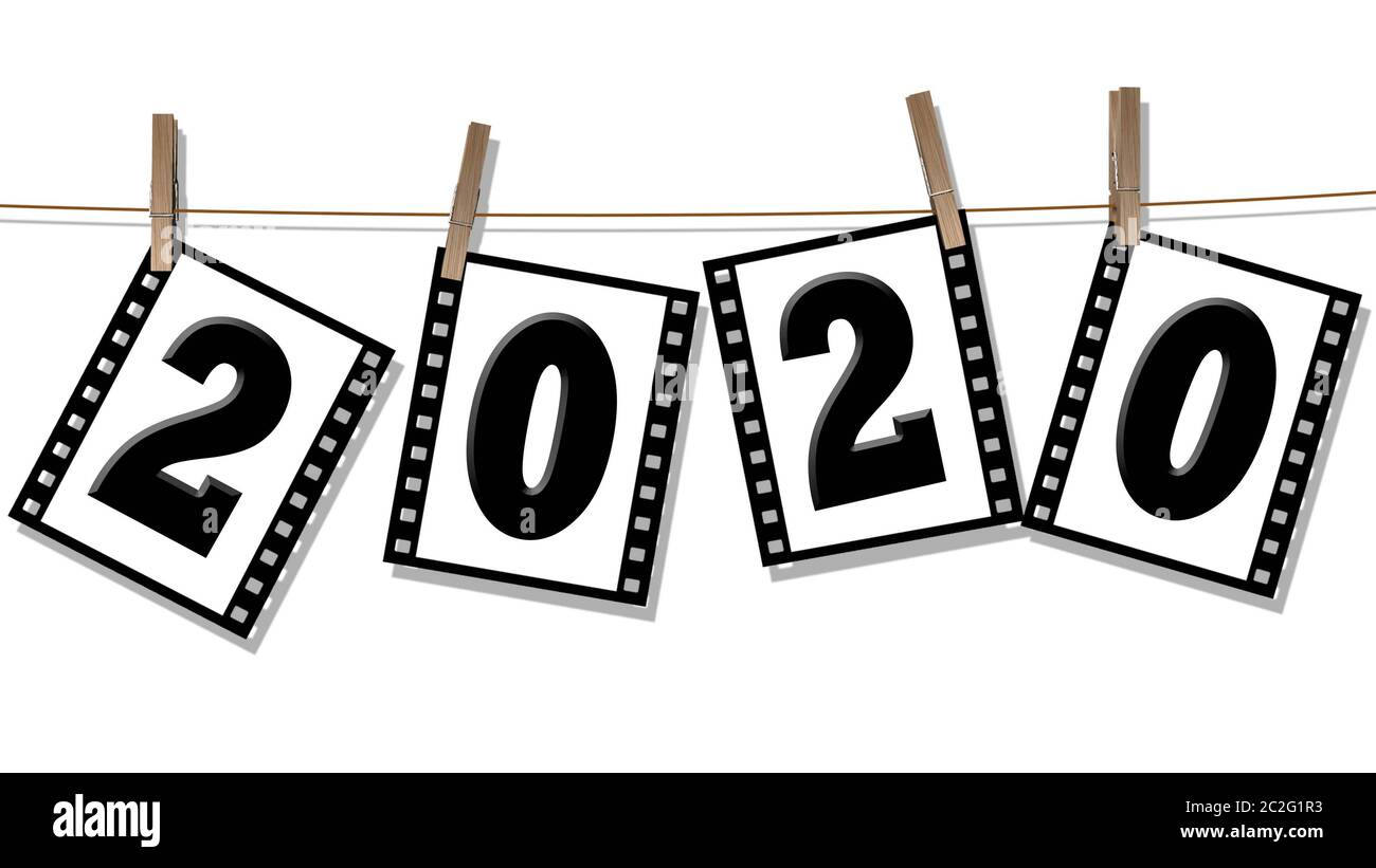 2020 new year numbers hi-res stock photography and images - Alamy