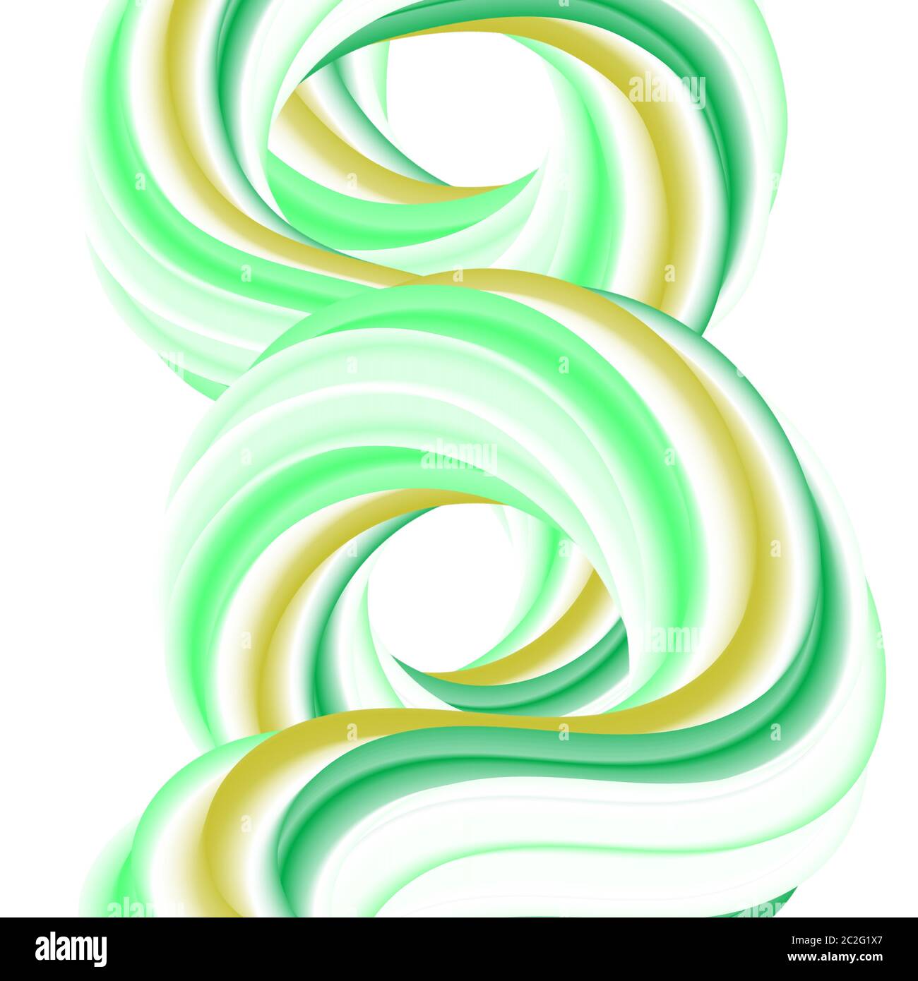 Abstract green waving background Flow green wave Stock Vector Image ...
