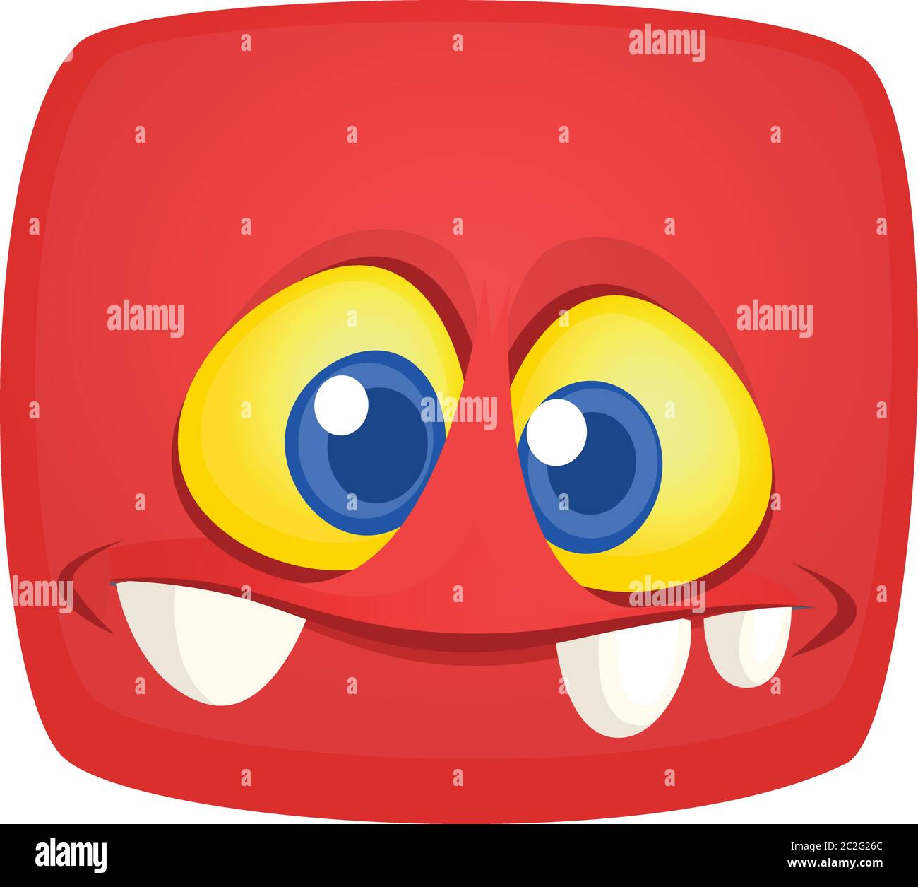 Funny cartoon devil. Vector Halloween illustration Stock Vector Image ...