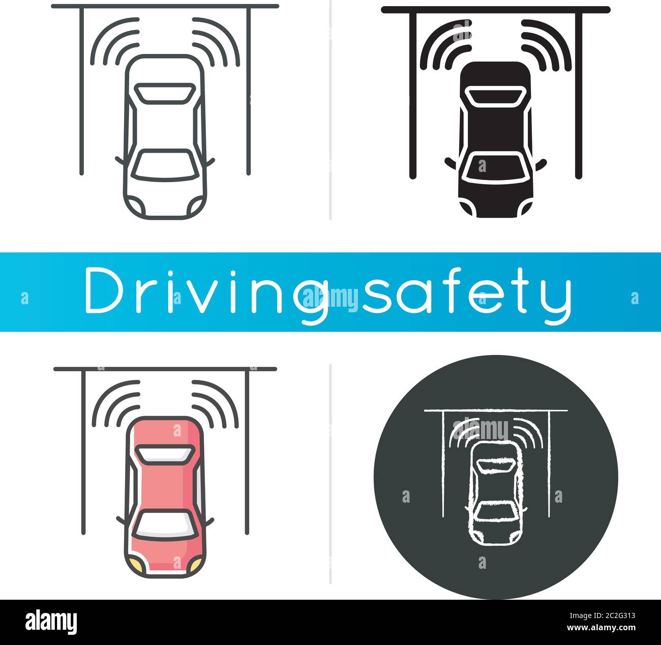 Parking sensors icon Stock Vector Image & Art - Alamy