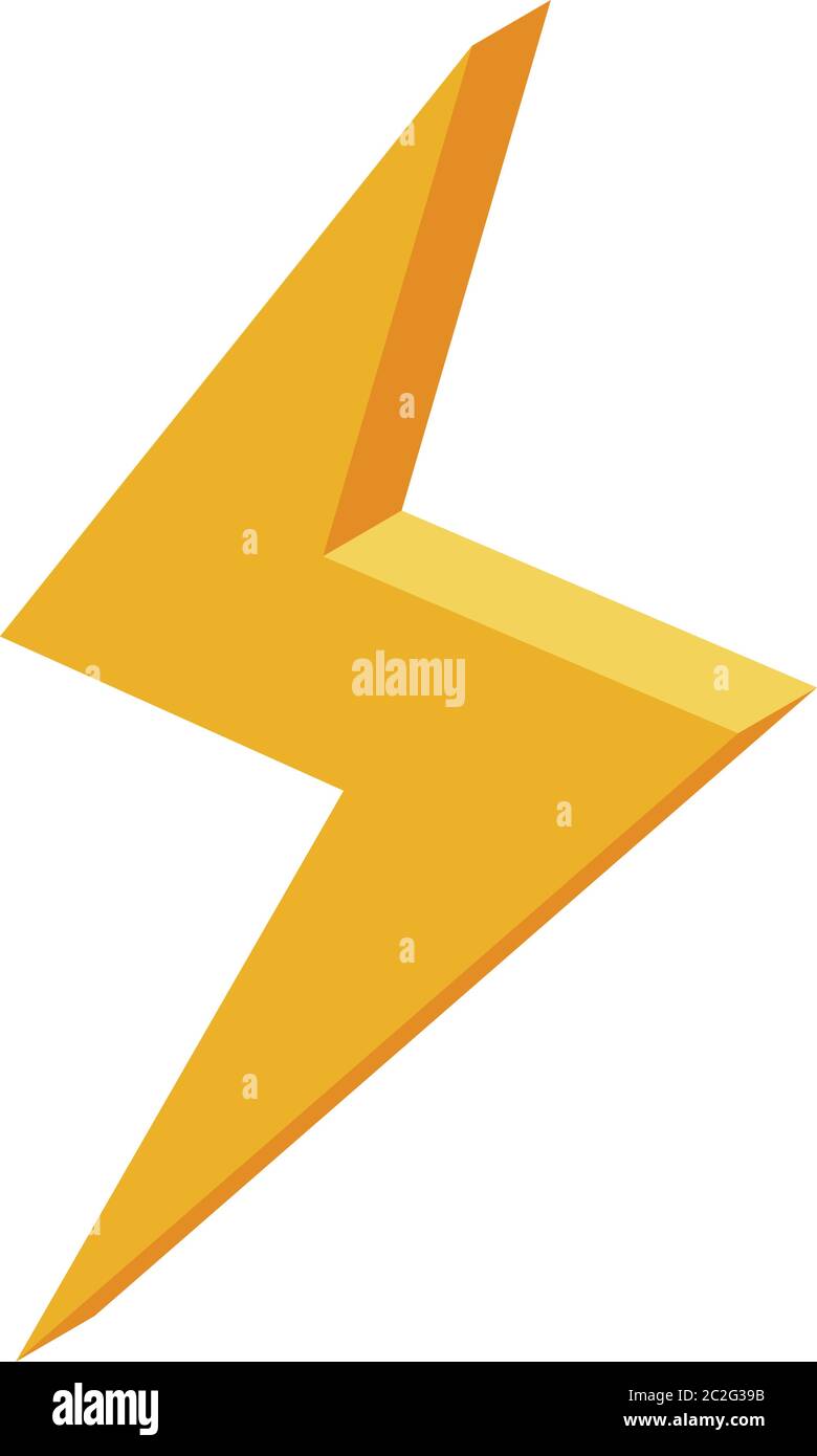 Energy bolt icon, isometric style Stock Vector Image & Art - Alamy