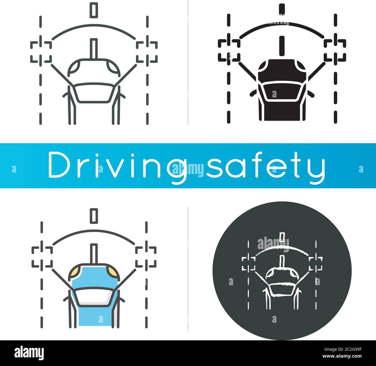 Lane keeping assist icon Stock Vector Image & Art - Alamy