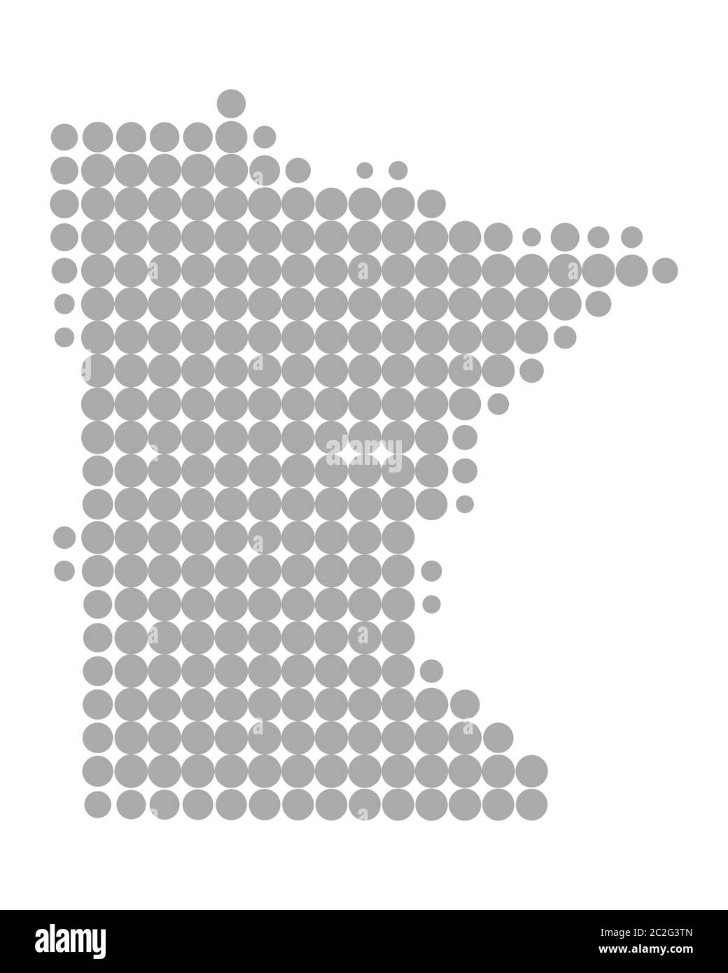 Map of Minnesota Stock Photo - Alamy