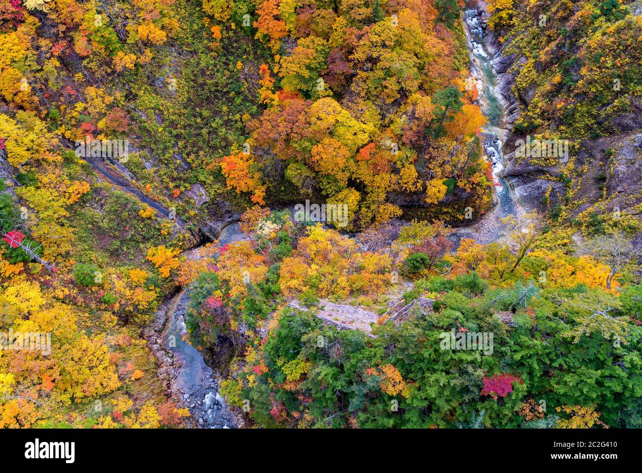Japan aomori river aerial hi-res stock photography and images - Alamy