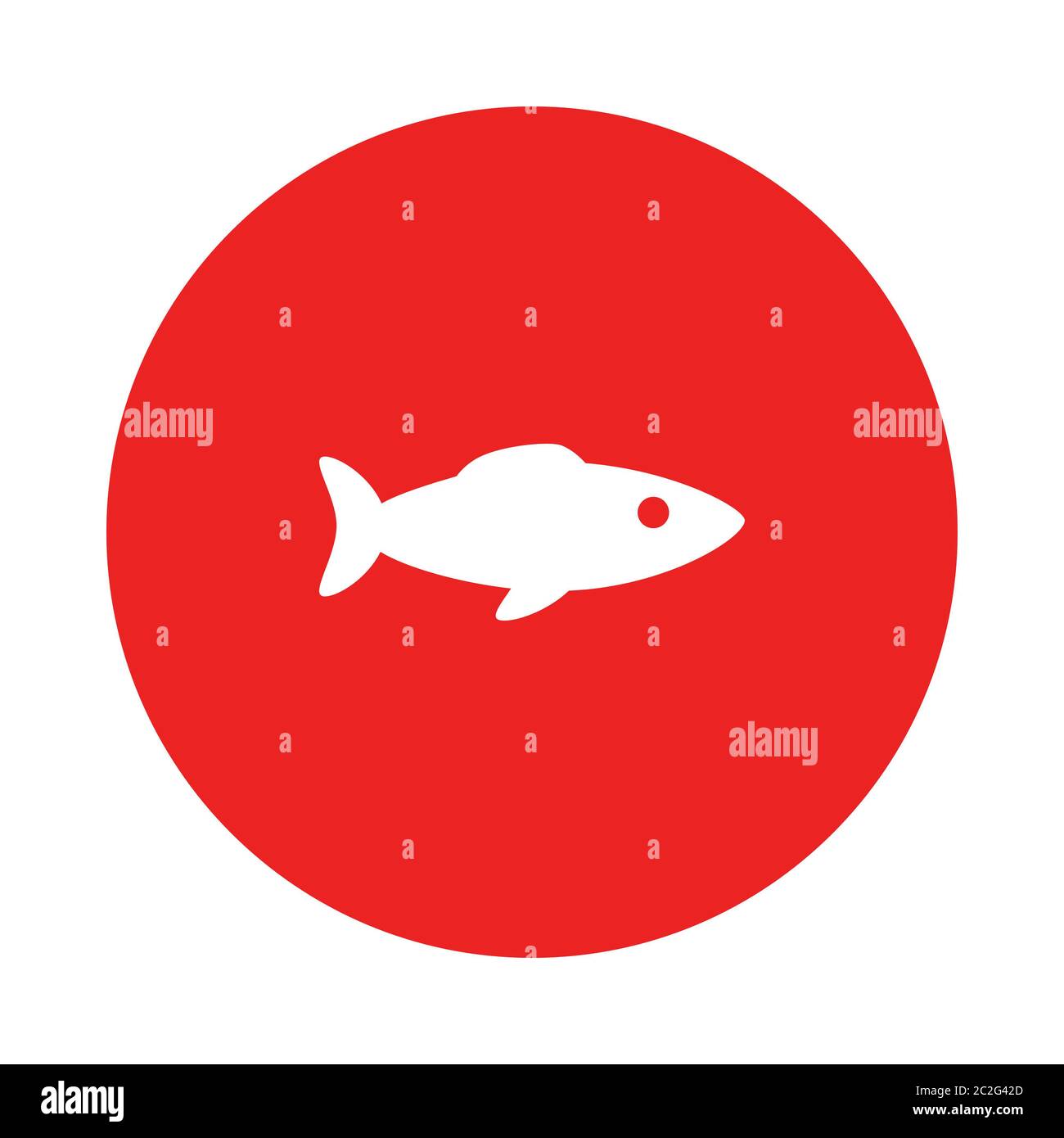 Fish and circle Stock Photo - Alamy