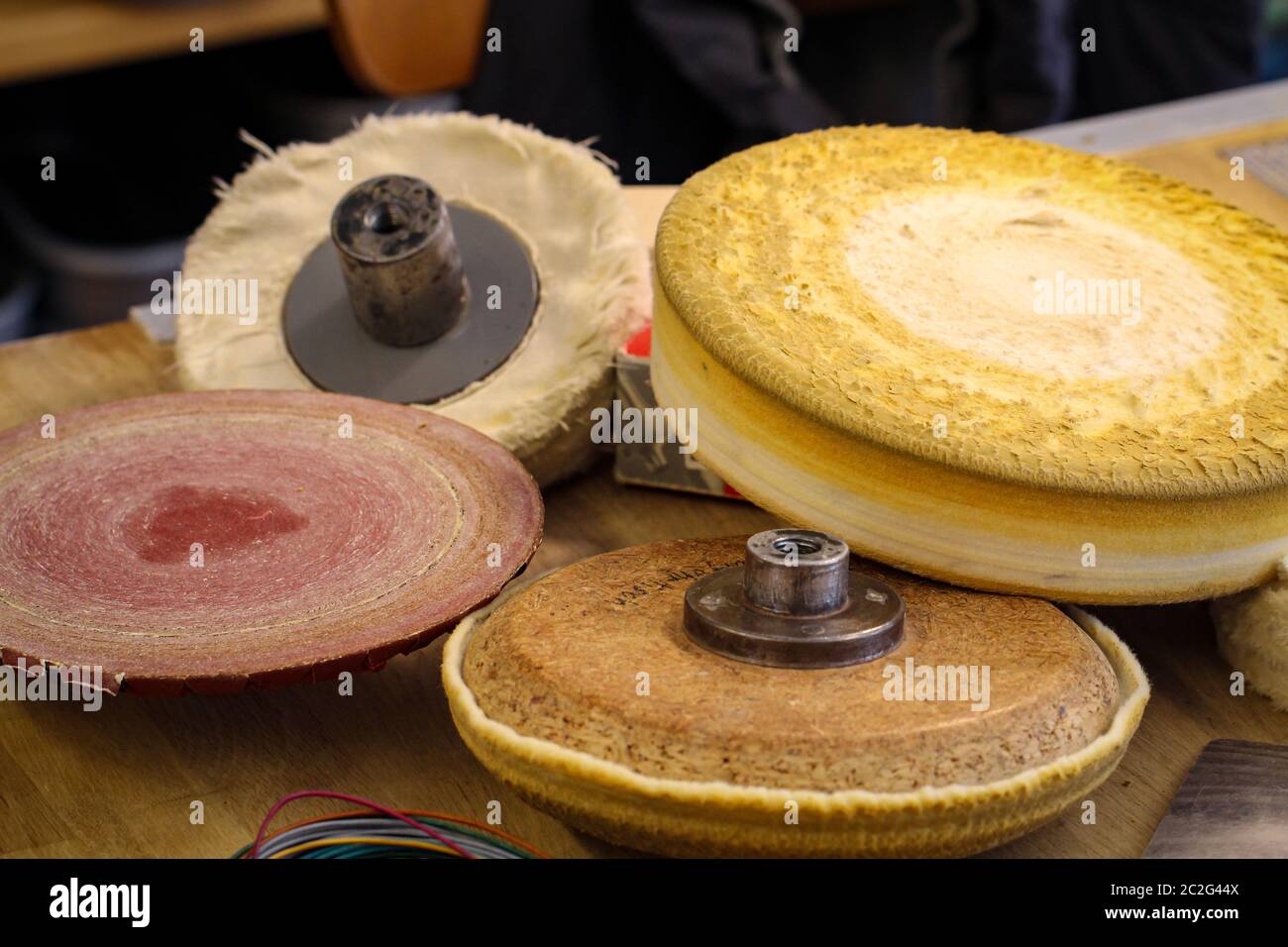 Tools and utensils for processing amber Stock Photo - Alamy