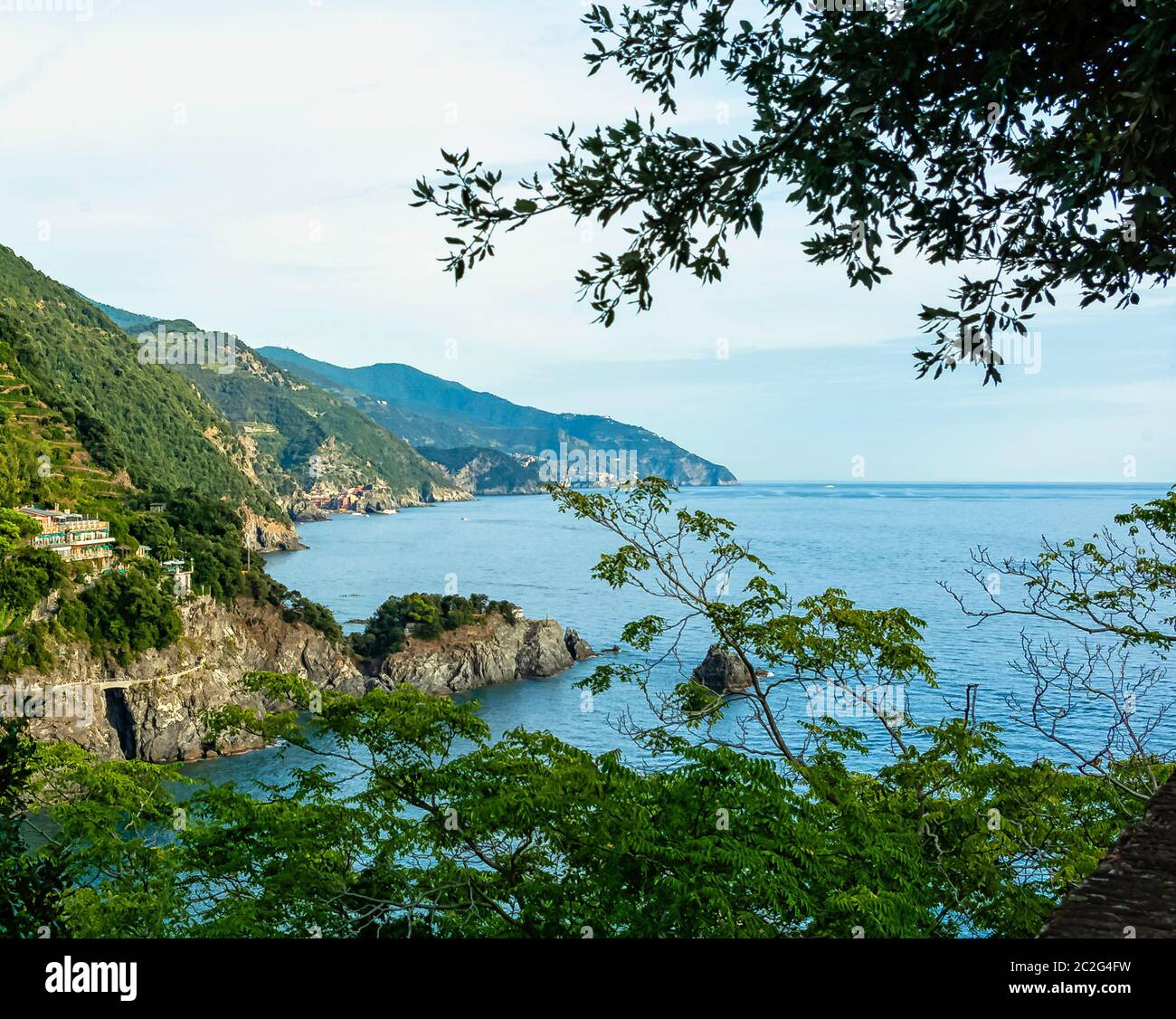 Ligurian Sea in Monterosso al Mare, Cinque Terre, Liguria, Italy Stock ...