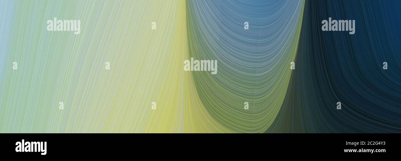 simple banner with colorful modern waves background illustration with ...