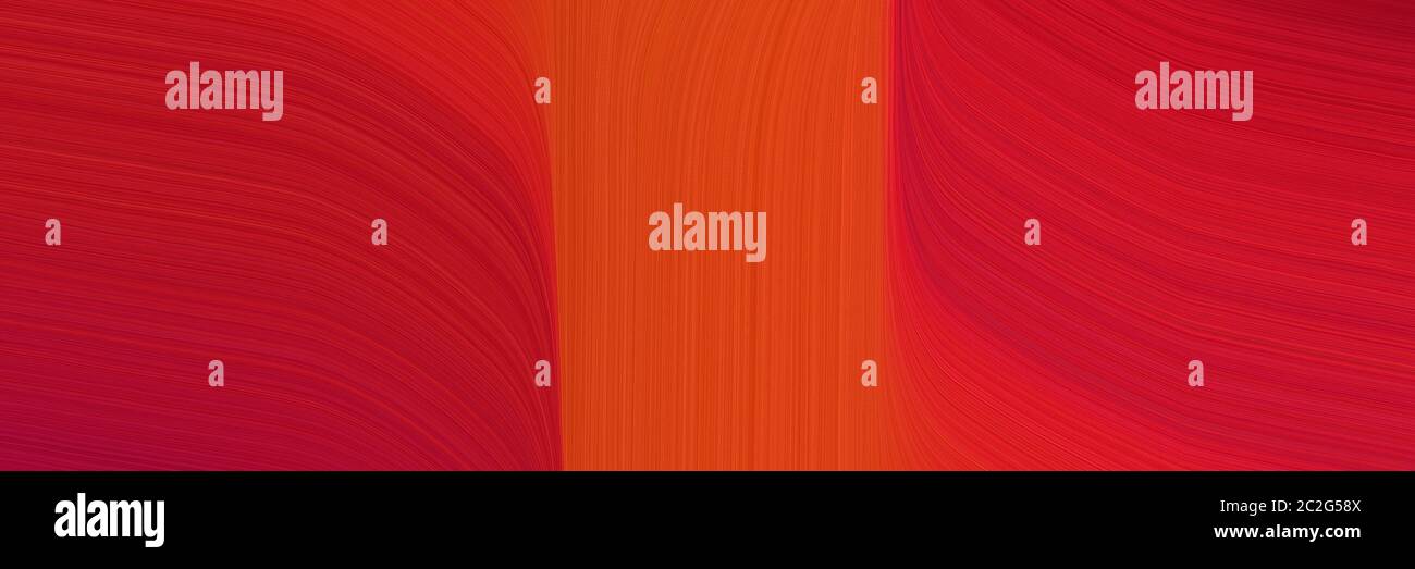 simple header with colorful abstract waves design with firebrick ...