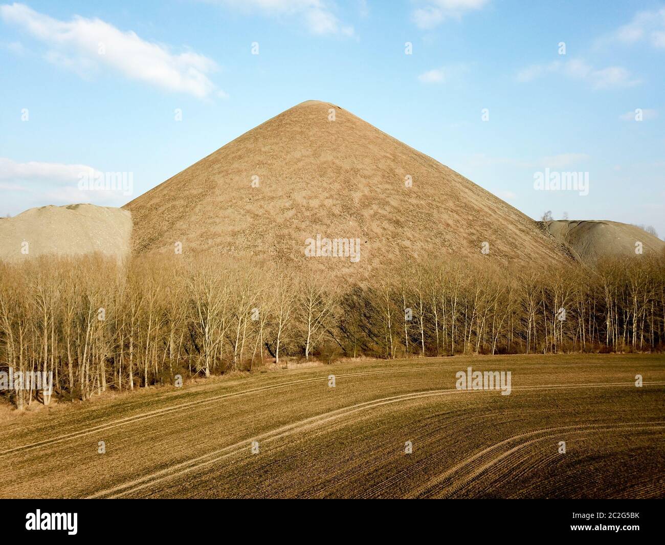 Aerial view coal mining area hi-res stock photography and images - Alamy