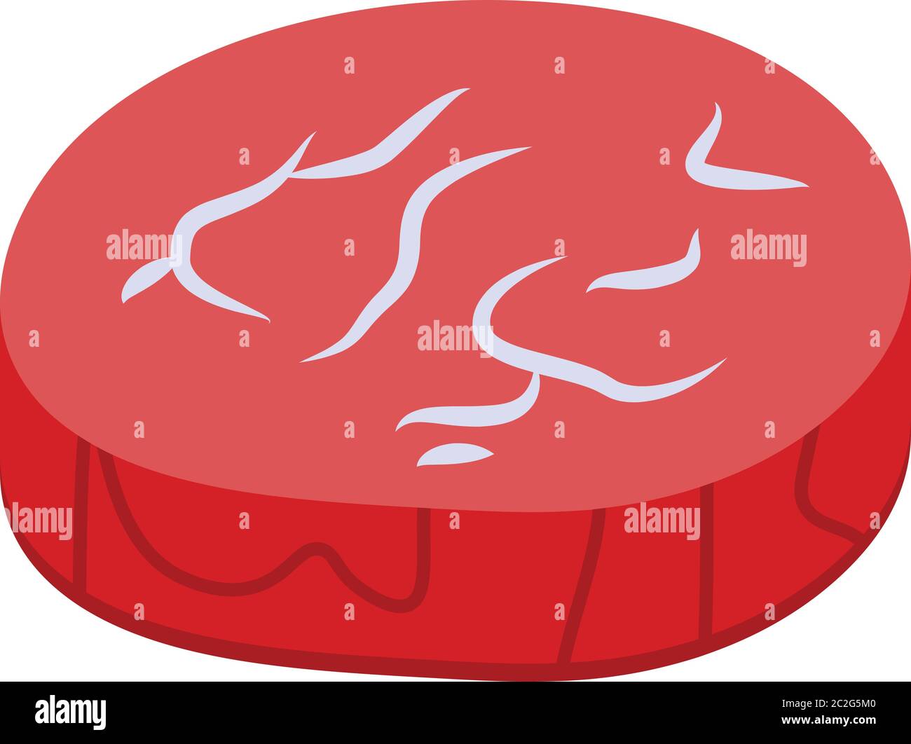 Piece meat beef icon isometric hi-res stock photography and images - Alamy