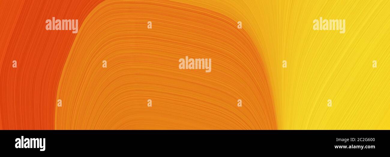 simple elegant modern curvy waves background design with dark orange ...