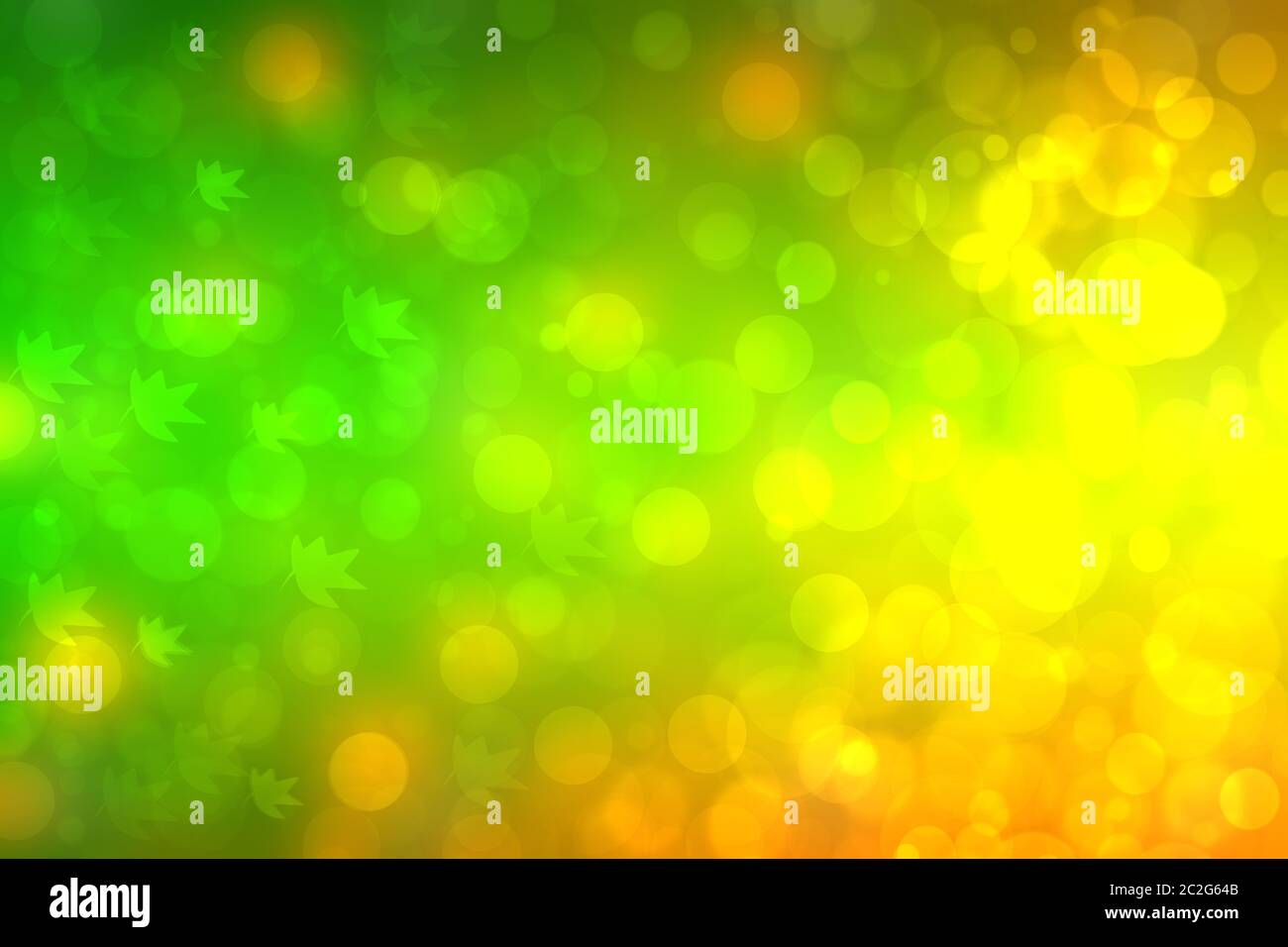 Abstract autumn gradient gold yellow green bright background texture ...
