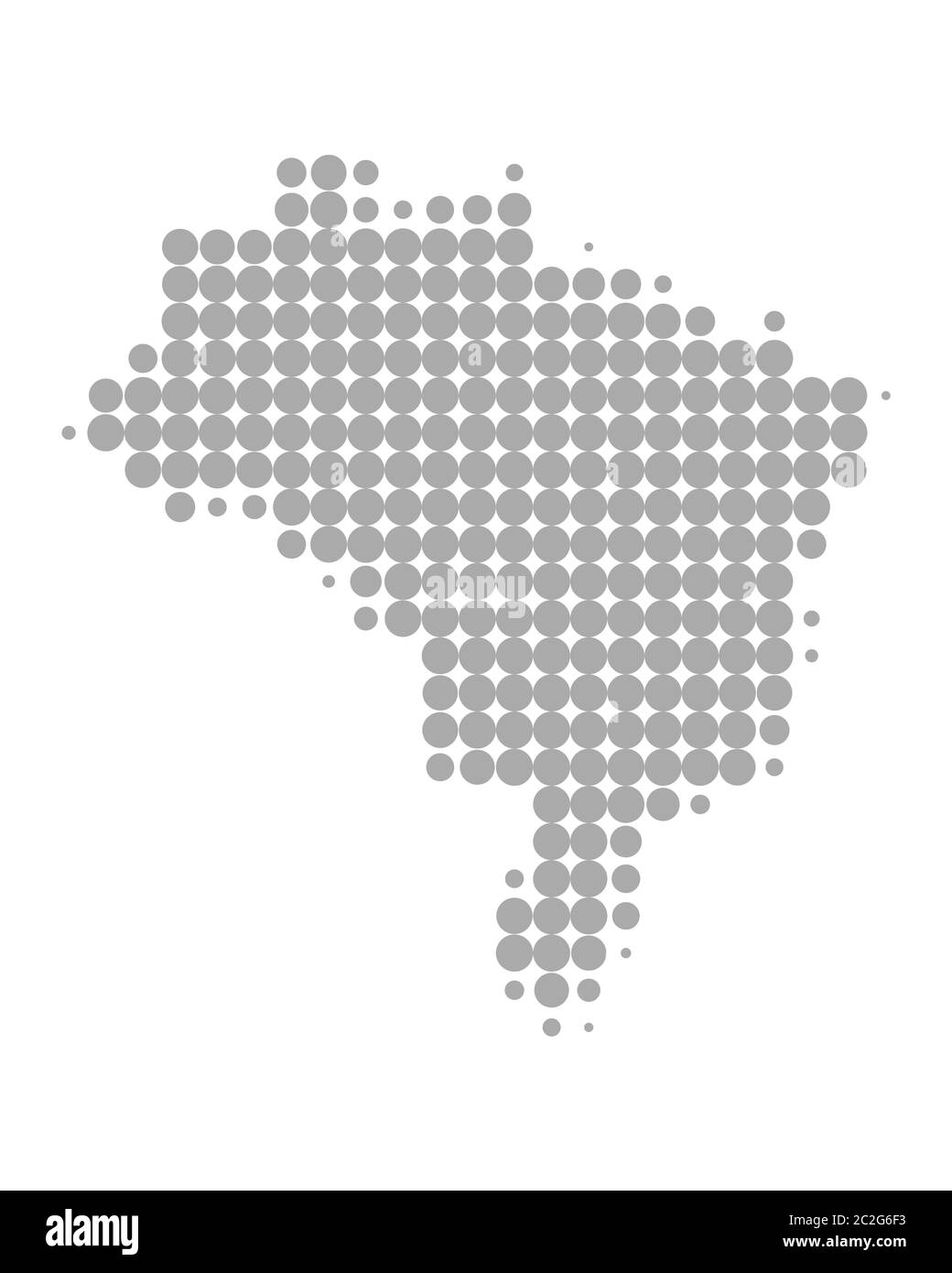Map of Brazil Stock Photo - Alamy