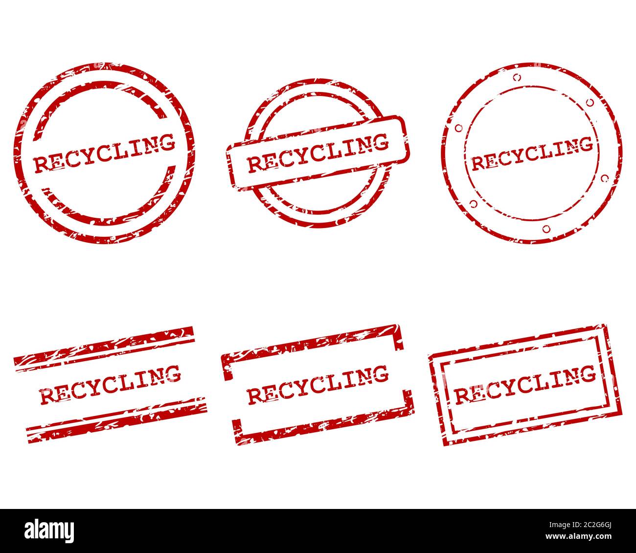 Recycling stamps hi-res stock photography and images - Alamy