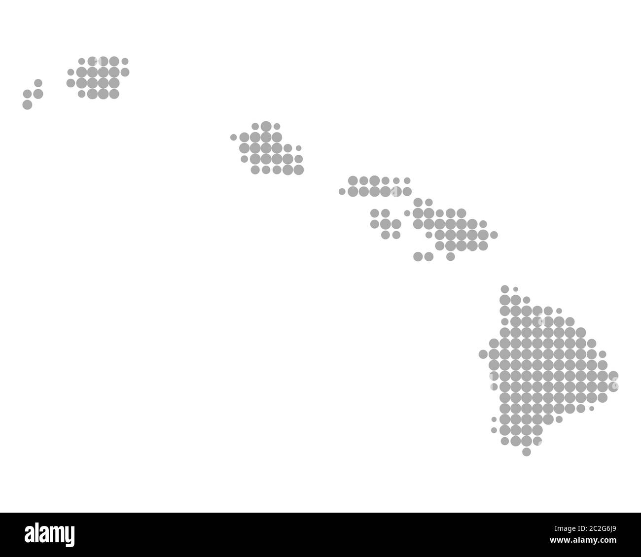 Hawaii map Black and White Stock Photos & Images - Alamy