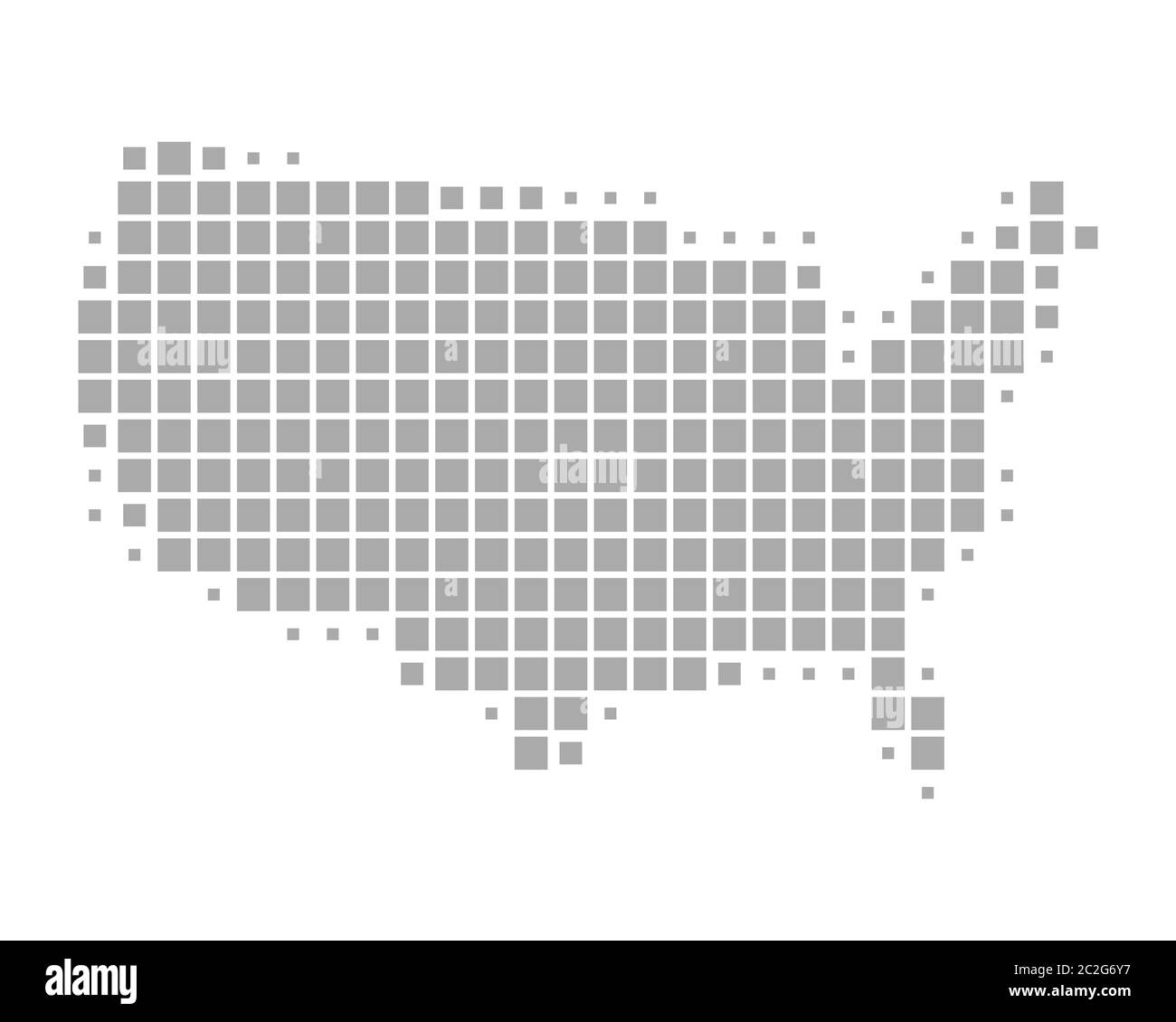 Map of Usa Stock Photo - Alamy