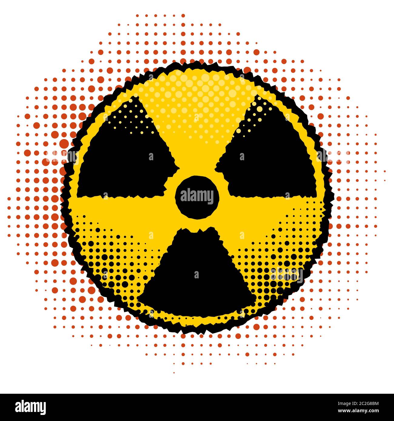 Radioactivity warning sign Cut Out Stock Images & Pictures - Alamy