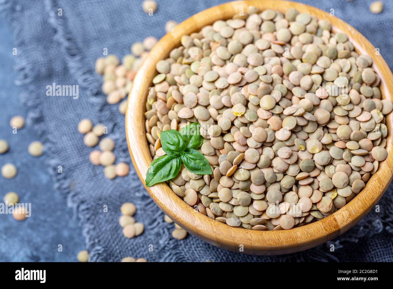 Organic dried lentils hi-res stock photography and images - Alamy