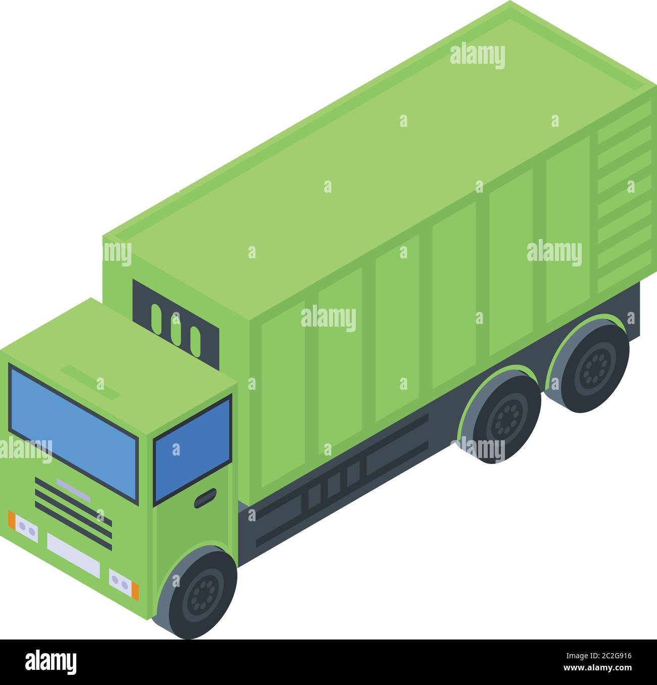Garbage truck icon, isometric style Stock Vector Image & Art - Alamy