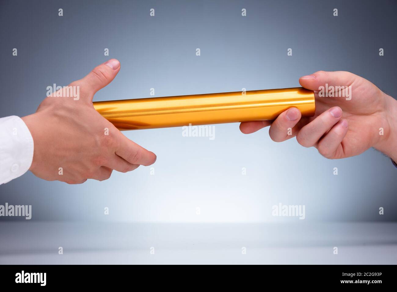 Businessman passing report hi-res stock photography and images - Alamy