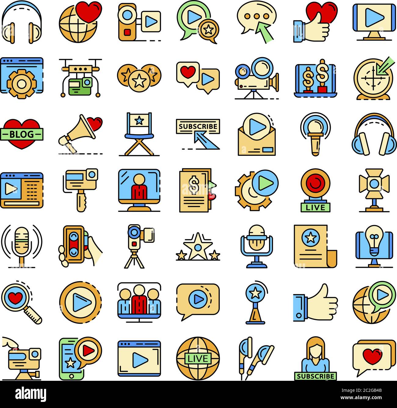 Youtube editor Stock Vector Images - Alamy