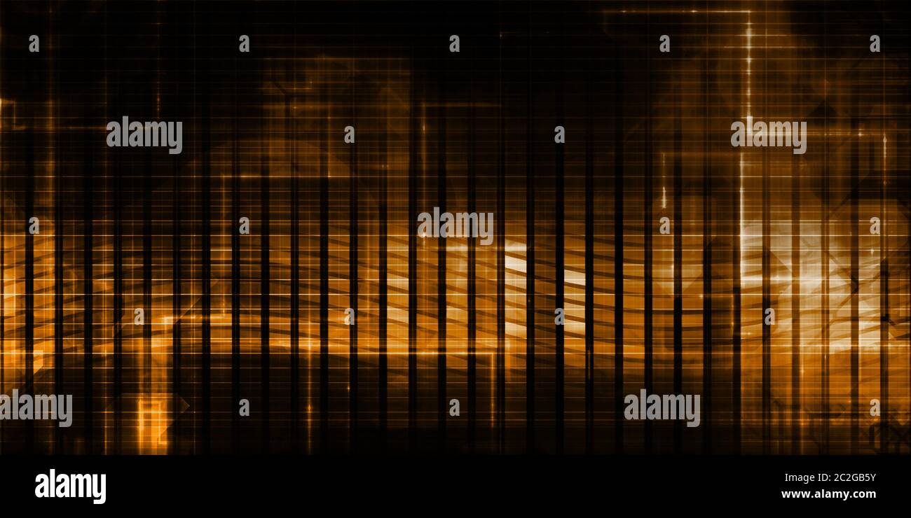 Technology Network with Futuristic Graph Chart Concept Stock Photo - Alamy