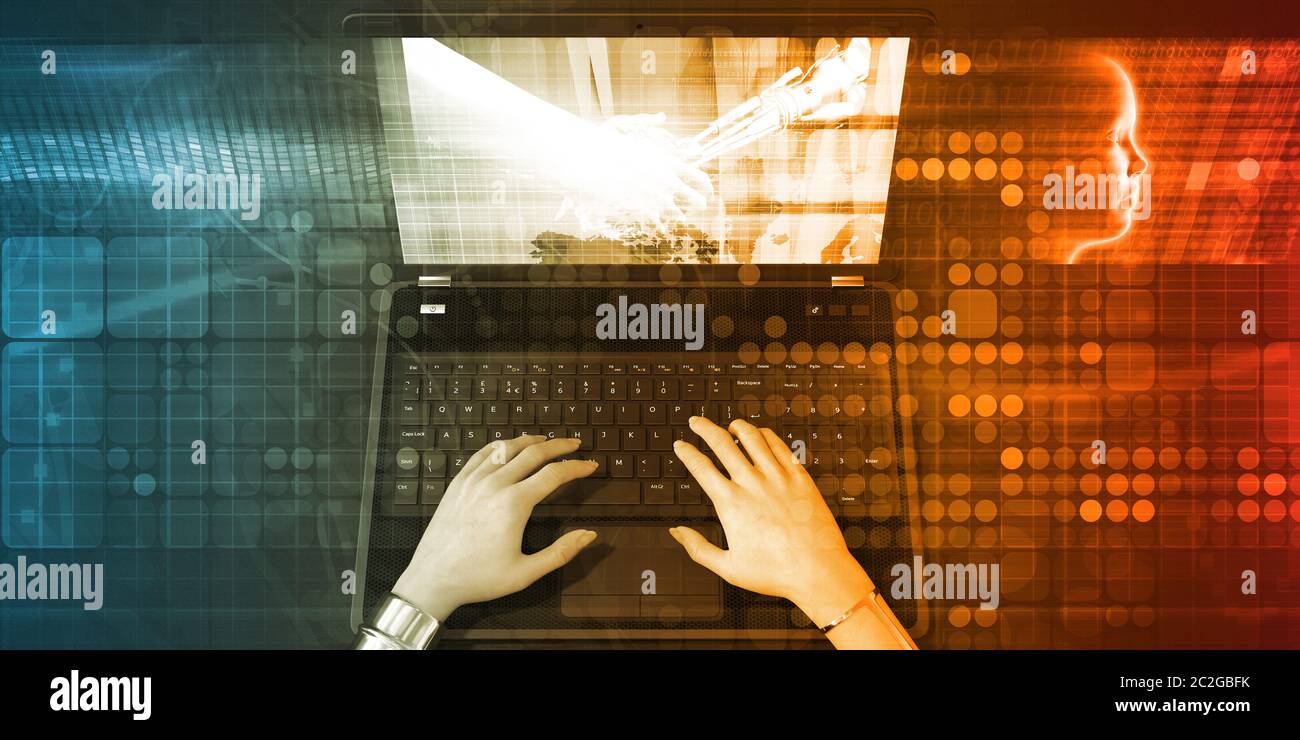 Web Development Company Offering Services and Solutions Stock Photo - Alamy