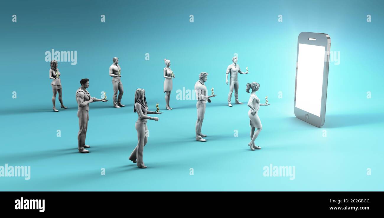 Data Monetization or Monetizing Services as a Business Stock Photo - Alamy