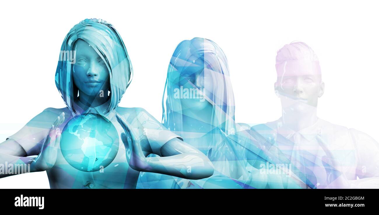 Successful Professional Leading a Global Solutions Team Stock Photo - Alamy