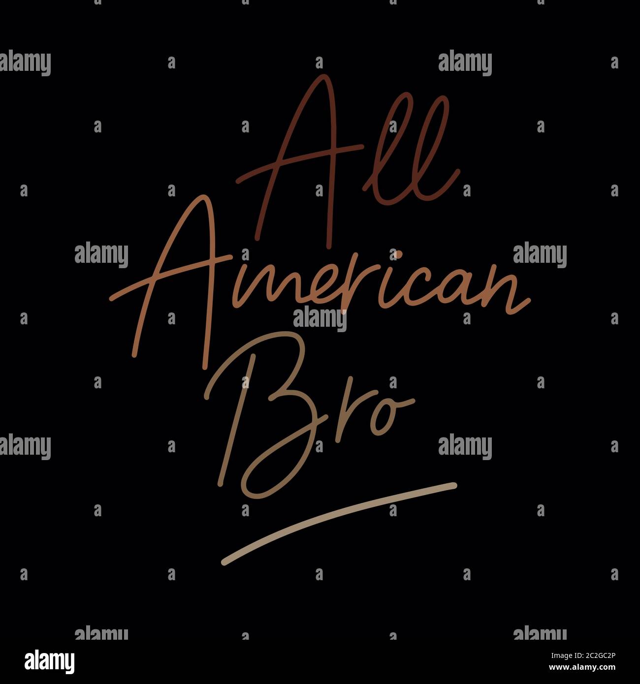 Hand sketched All American Bro quote, 4th July calligraphy ...