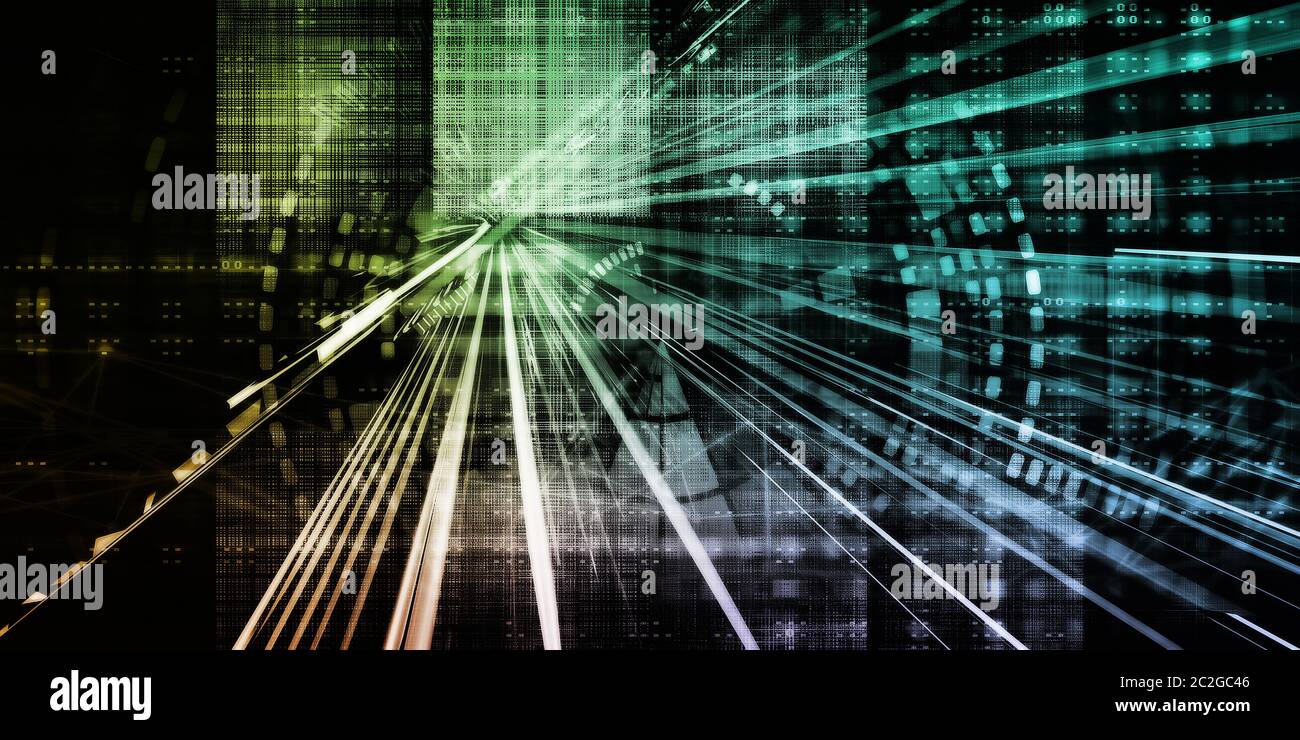 Science Technology Discovery with Company Vision as Art Stock Photo - Alamy