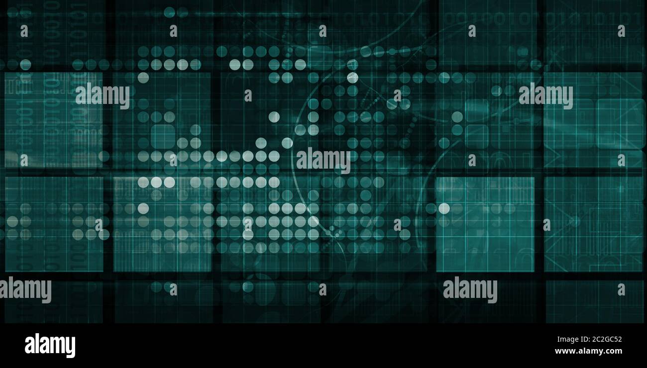 Future Retail Technology Abstract Background Concept Art Stock Photo ...